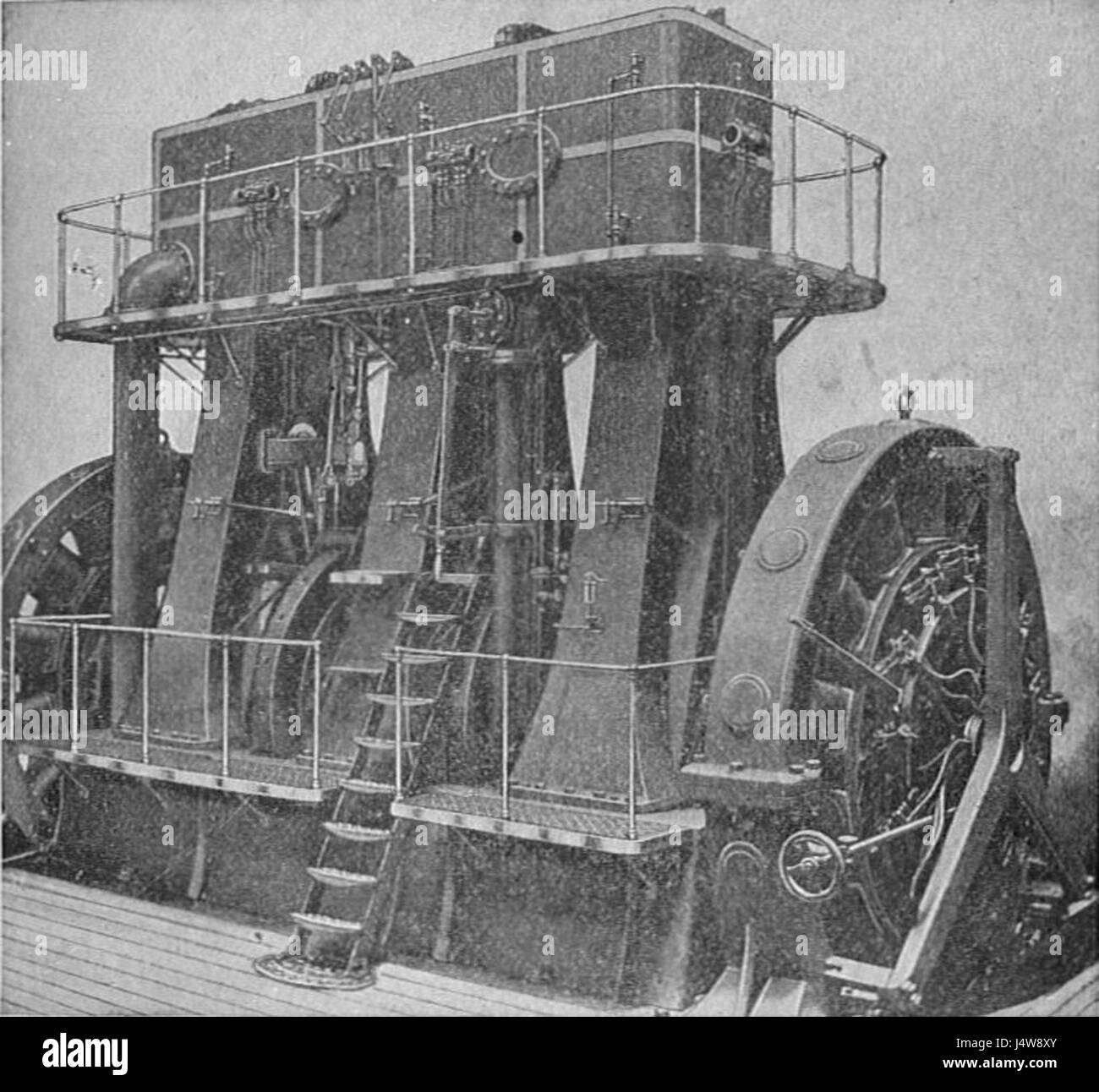 Williams' triple expansion vertical compound generating set (New ...