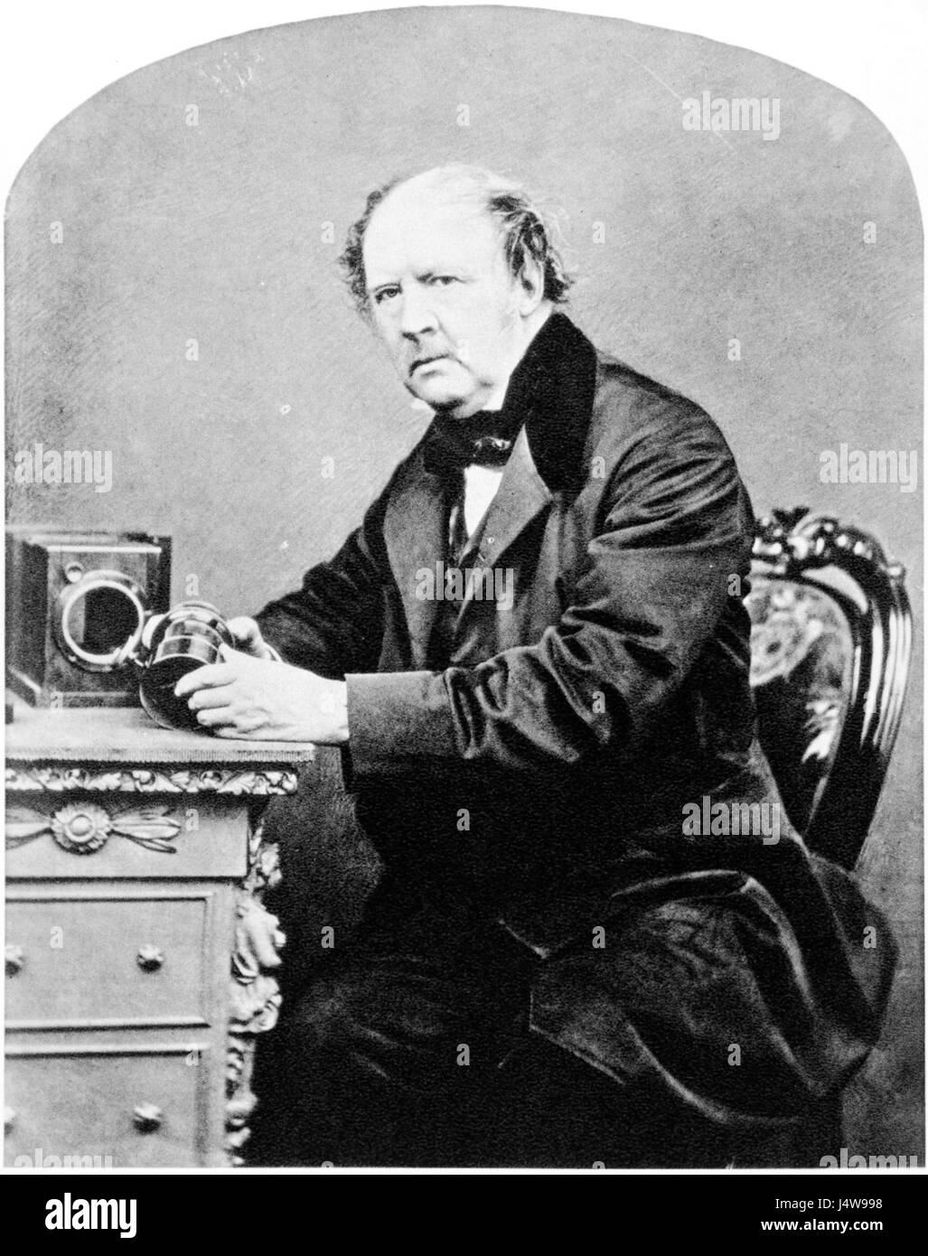 William Henry Fox Talbot, by John Moffat, 1864 Stock Photo - Alamy