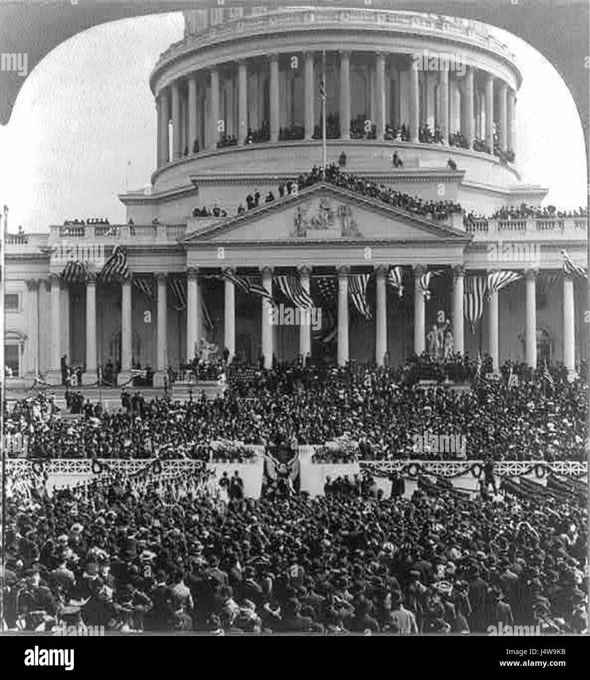 Inauguration franklin d roosevelt Black and White Stock Photos & Images ...