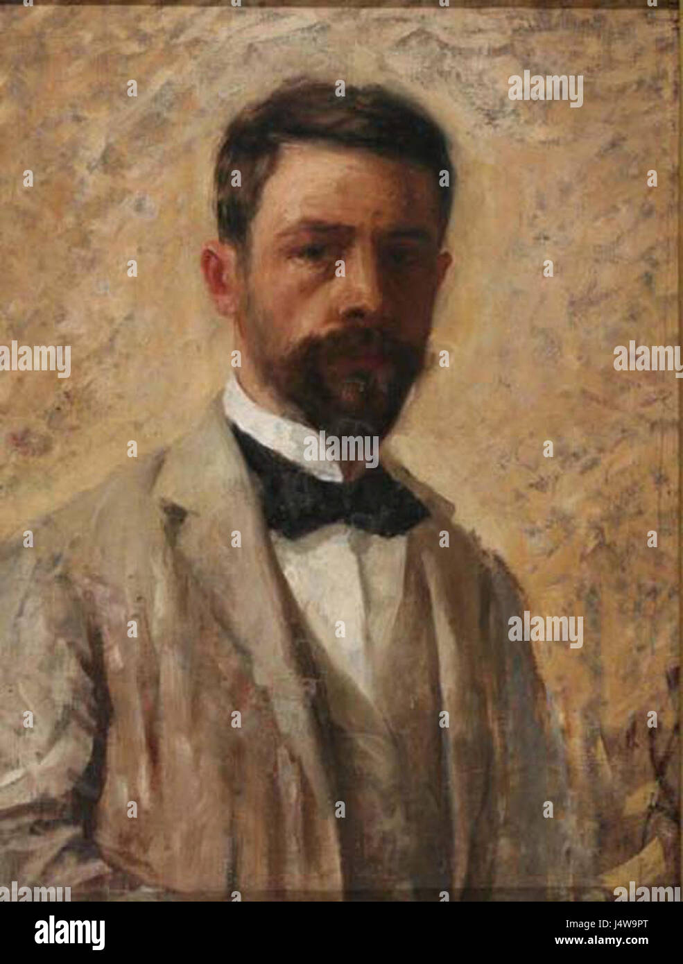 Zachary Zhelev, Self Portrait 1898 Stock Photo - Alamy