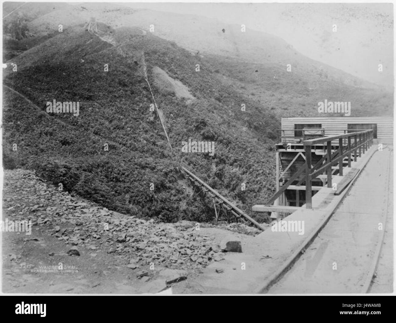 History of gold in new zealand Black and White Stock Photos & Images ...