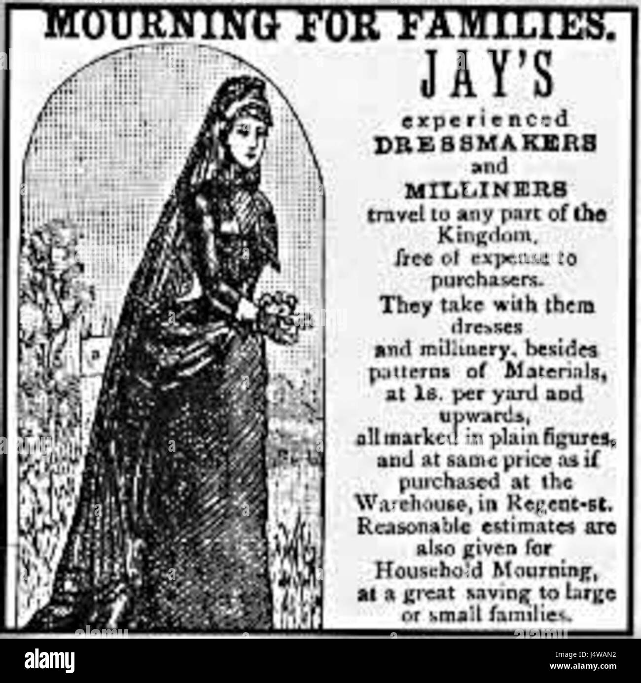 Victorian mourning garb refers to the attire worn during the Victorian ...