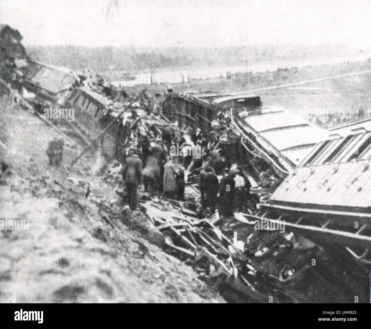 Weesp 1918 Train Disaster Stock Photo - Alamy