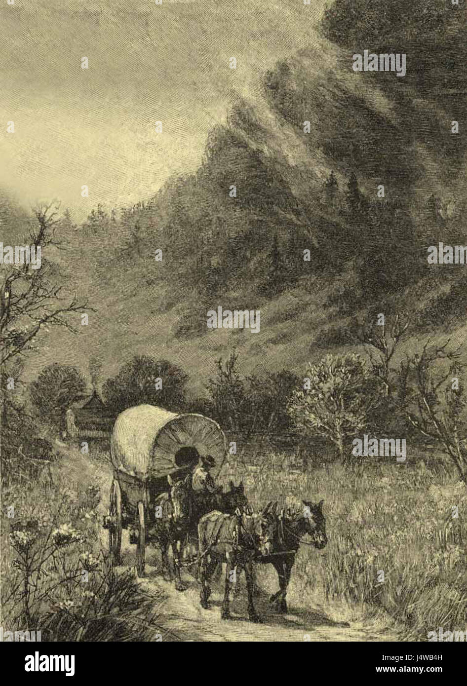 Historic wilderness road map hi-res stock photography and images - Alamy