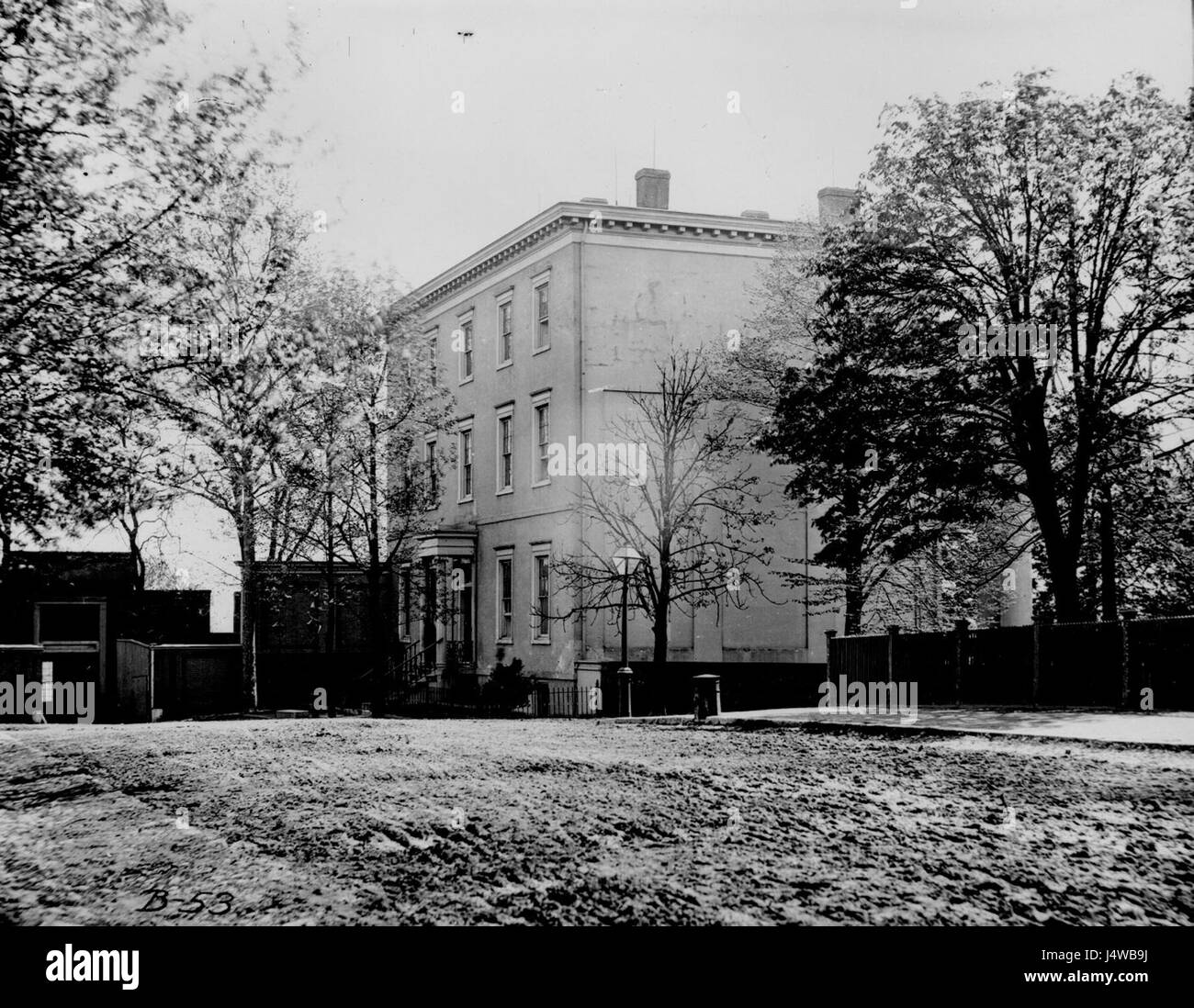 Confederate white house in Black and White Stock Photos & Images - Alamy