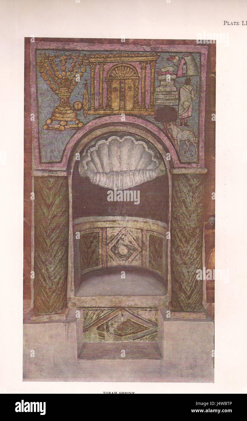 The Torah niche at Dura Europos synagogue is an ancient architectural ...