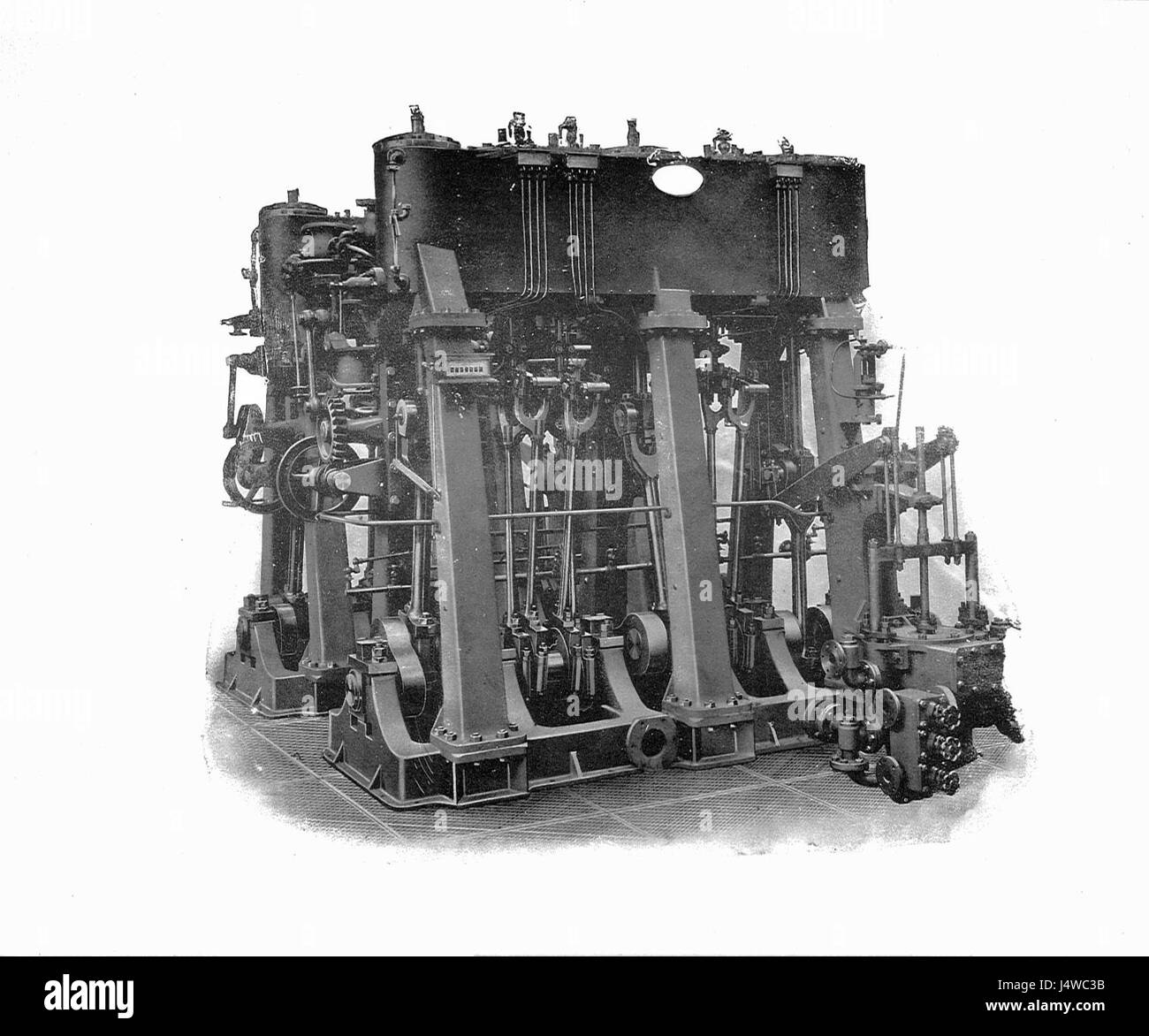 Triple expansion steam engines Cut Out Stock Images & Pictures - Alamy
