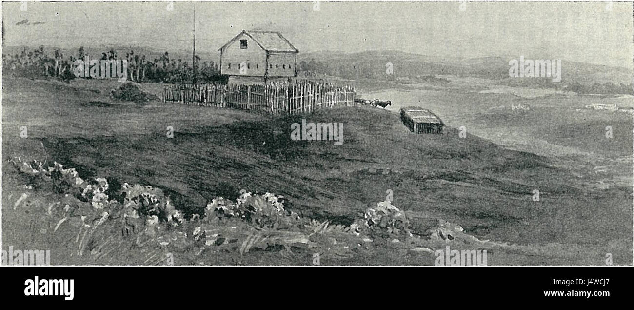 The orakau blockhouse Stock Photo - Alamy