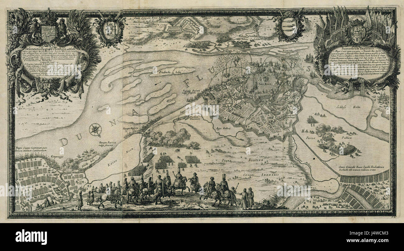 The siege of Riga in 1656 was a major military conflict during the ...