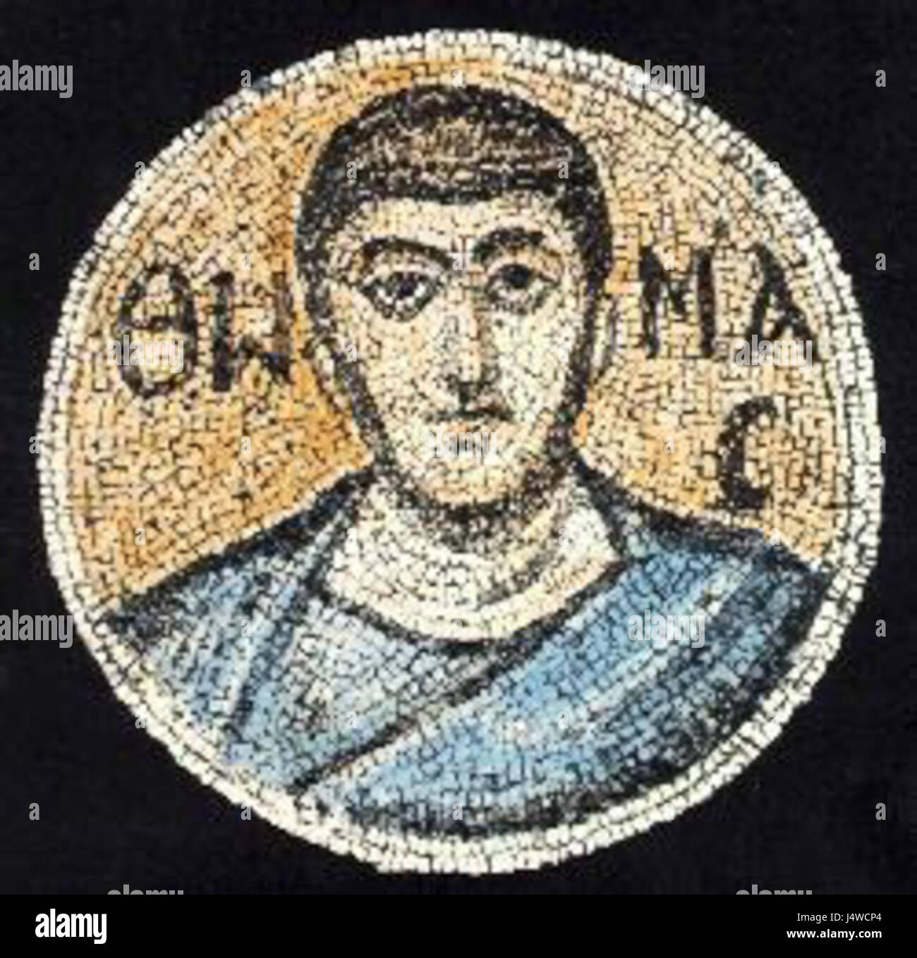 Thomas the Apostle mosaic Stock Photo - Alamy