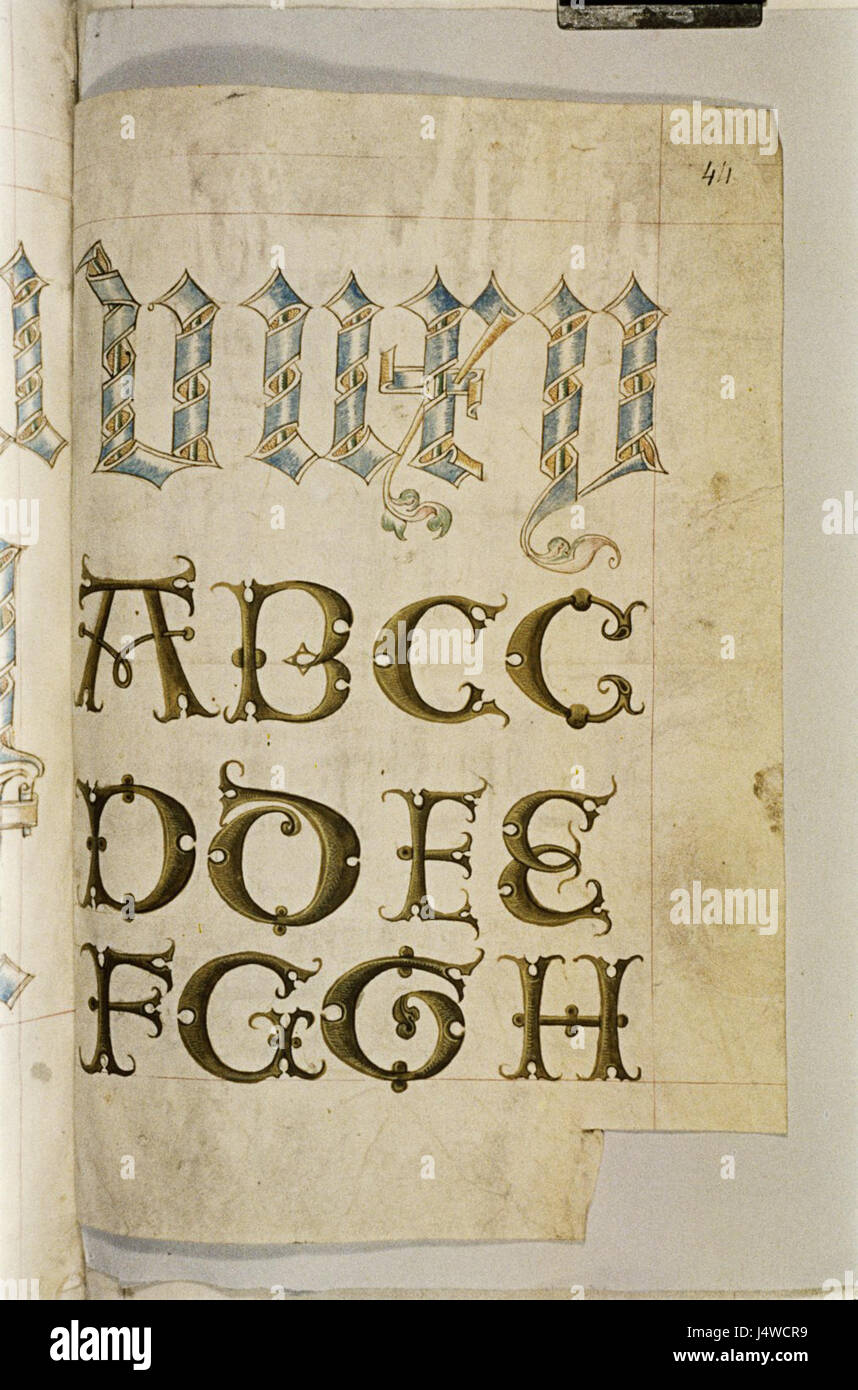 The Tudor pattern book MS. Ashmole 1504 83 Stock Photo - Alamy