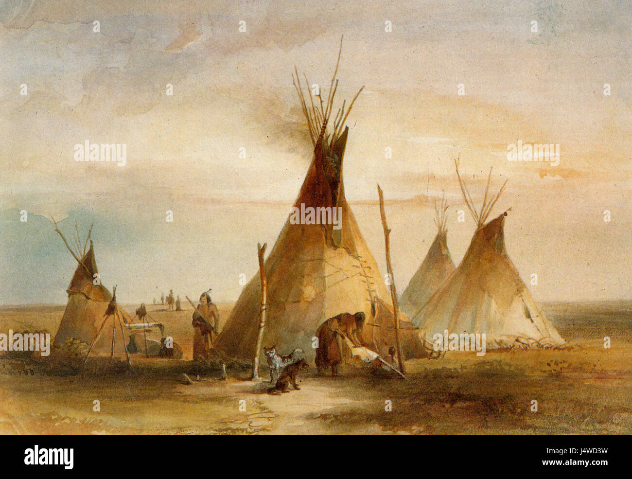 A tipi is a traditional Native American structure, characterized by its ...