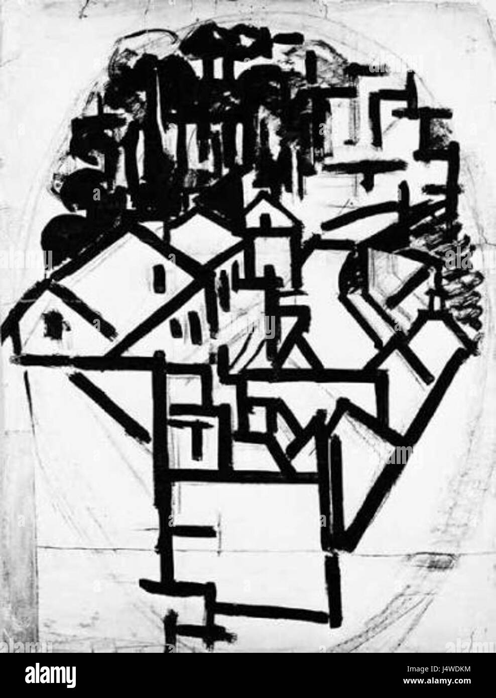 De stijl painting Black and White Stock Photos & Images - Alamy