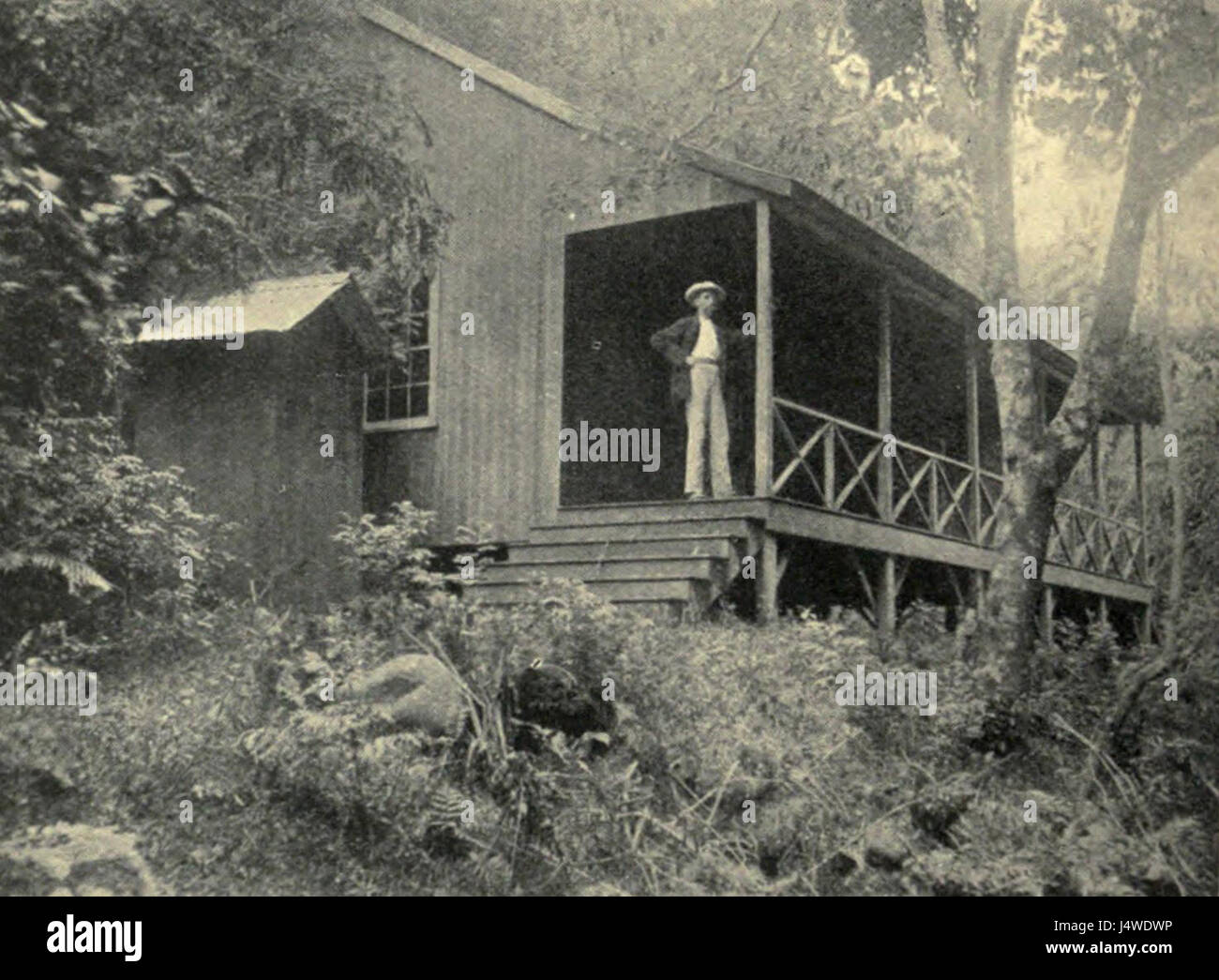 This 19th-century painting by Clement Lindley Wragge illustrates The ...