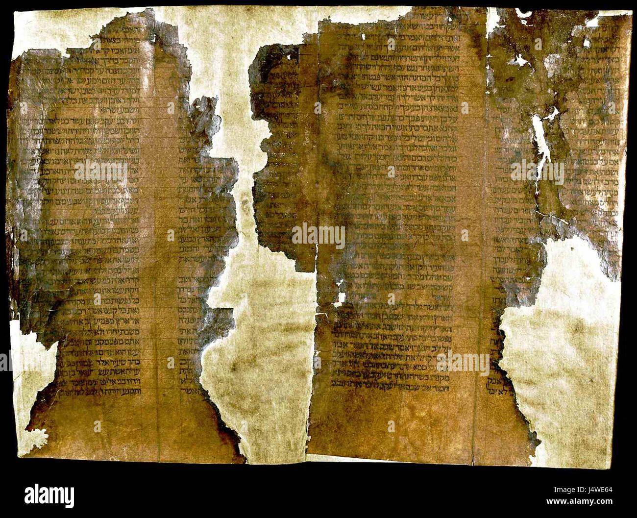 This Torah scroll (MS heb. a. 4) is a handwritten manuscript of the ...