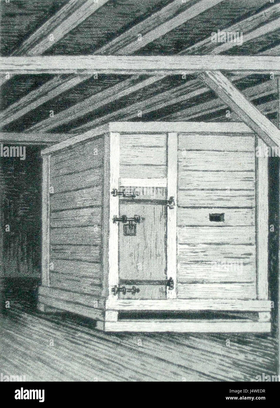Vintage photo of blockhaus hi-res stock photography and images - Alamy