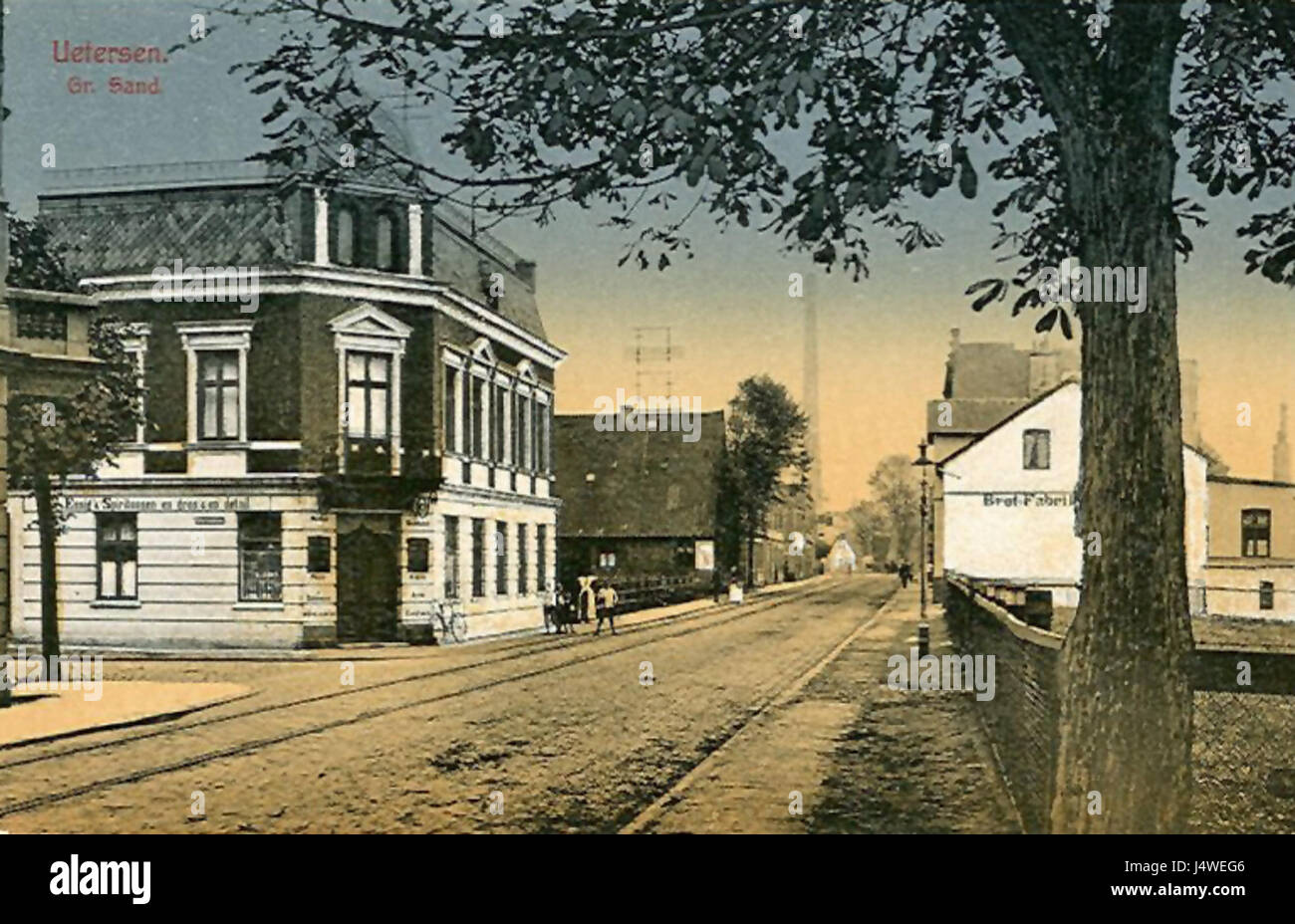 Uetersen Gr Sand 1908 refers to a historical photograph or record ...