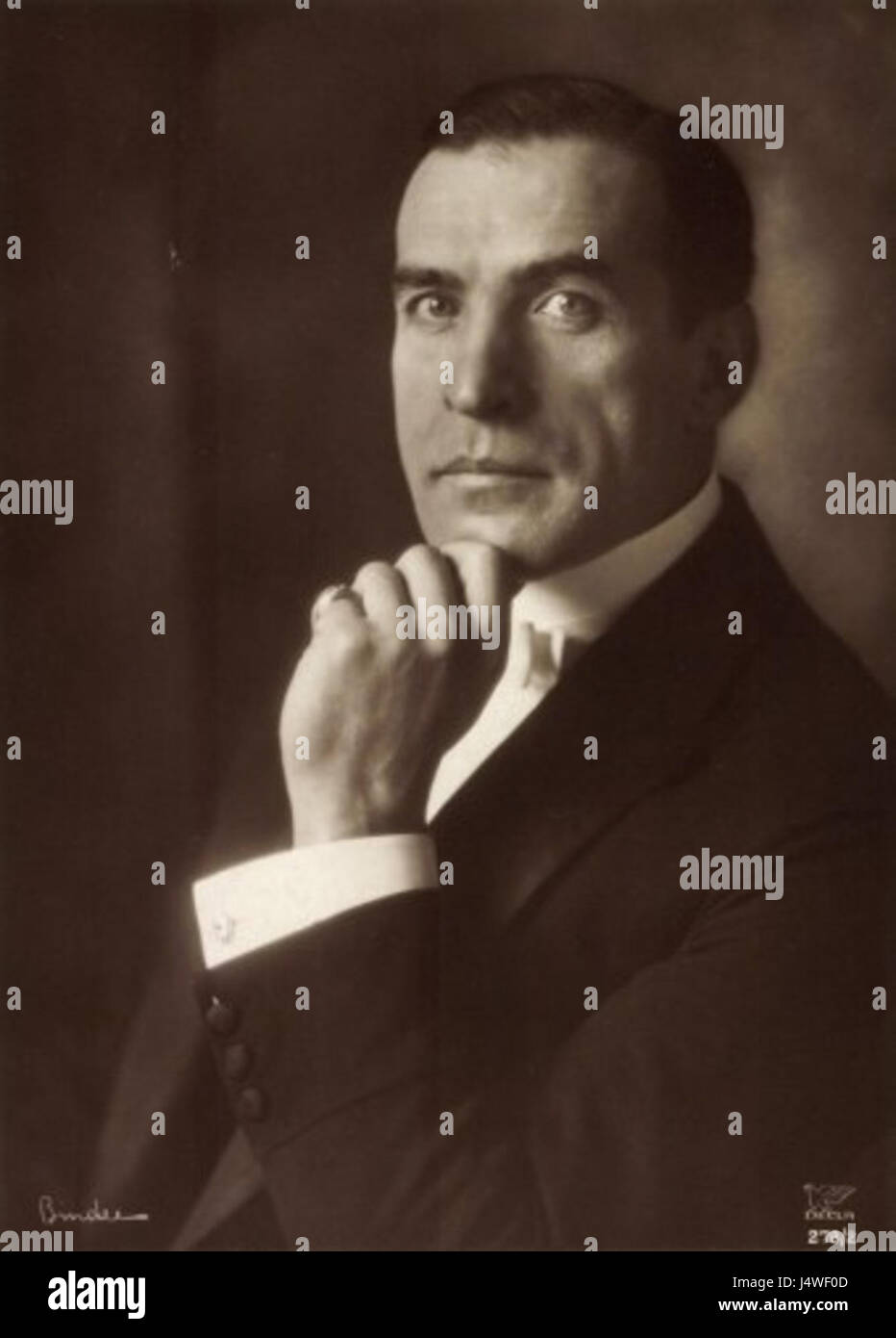 Theodor Becker um 1920 by Alexander Binder Stock Photo - Alamy