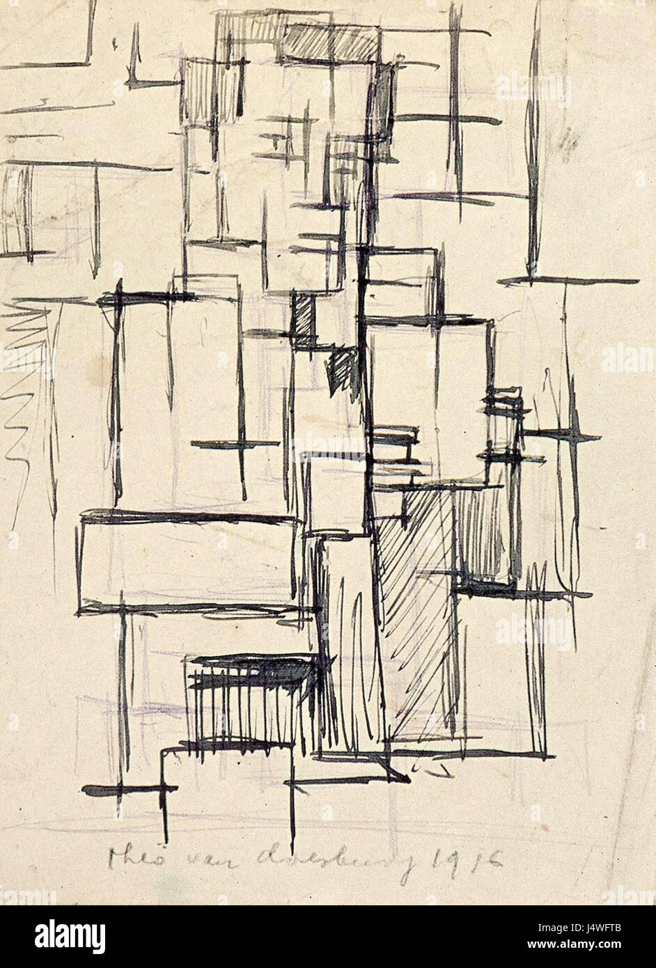 Theo van Doesburg was a Dutch artist and architect, known for his ...