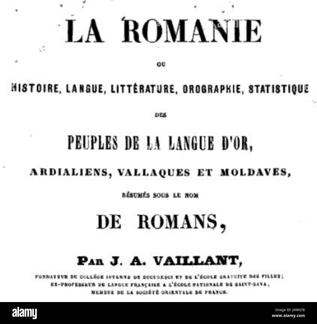 'Vaillant La Roumanie' is a work by the French artist and illustrator ...