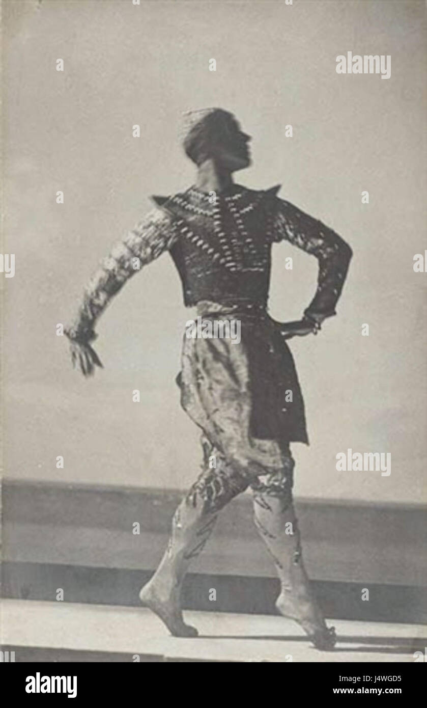 Vaslav nijinsky in siamese dance costume photography eugene druet Stock ...
