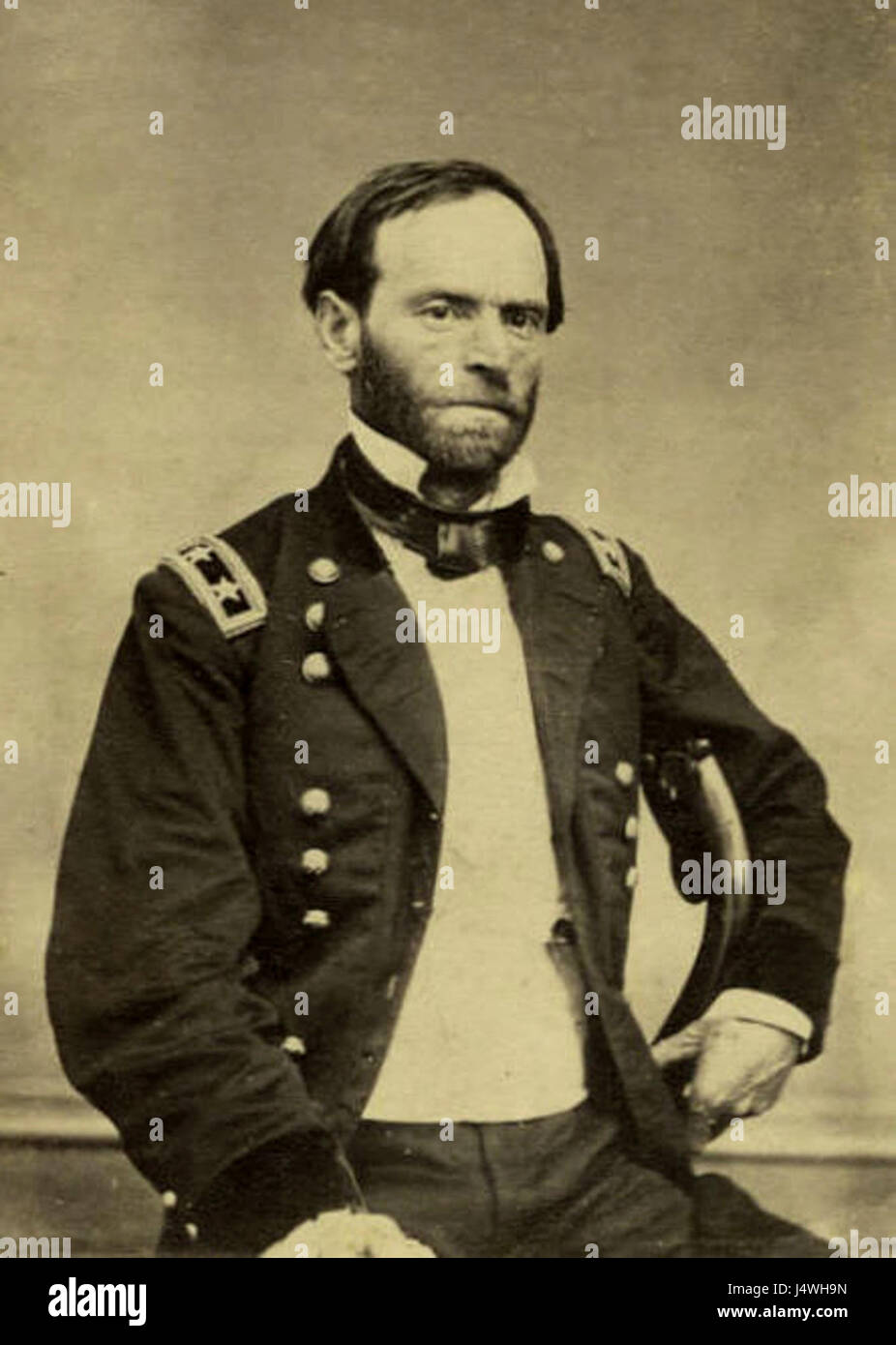 William Tecumseh Sherman by JW Taft, c1865 Stock Photo - Alamy