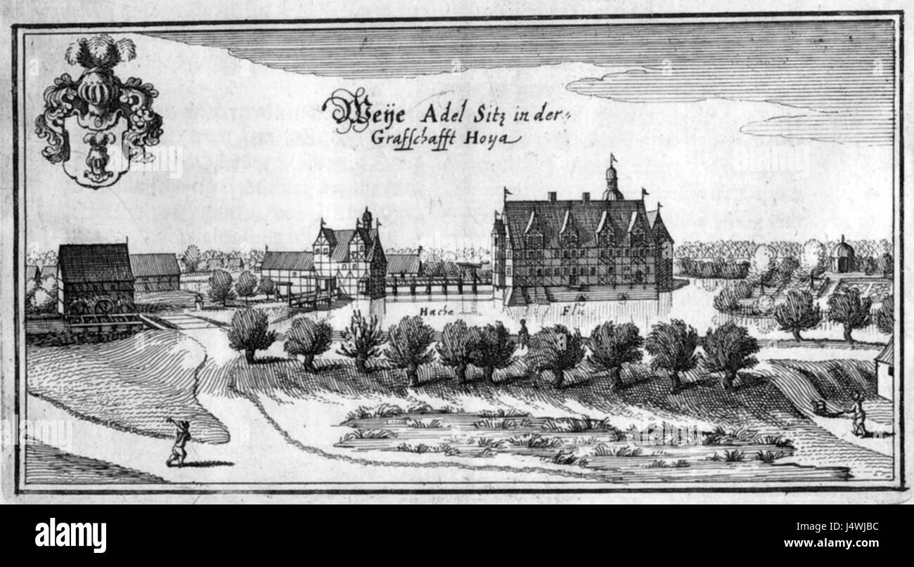 Weye, illustrated by Merian, is an artistic depiction of the townâ€™s ...