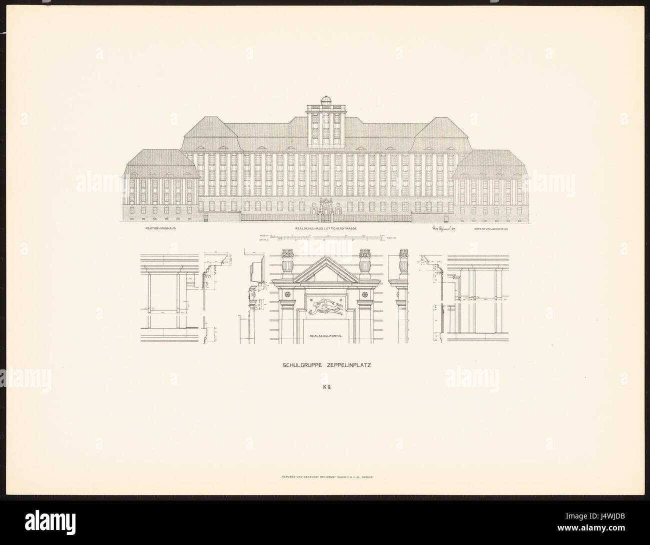 Zeppelinplatz B 2600 027 Stock Photo - Alamy