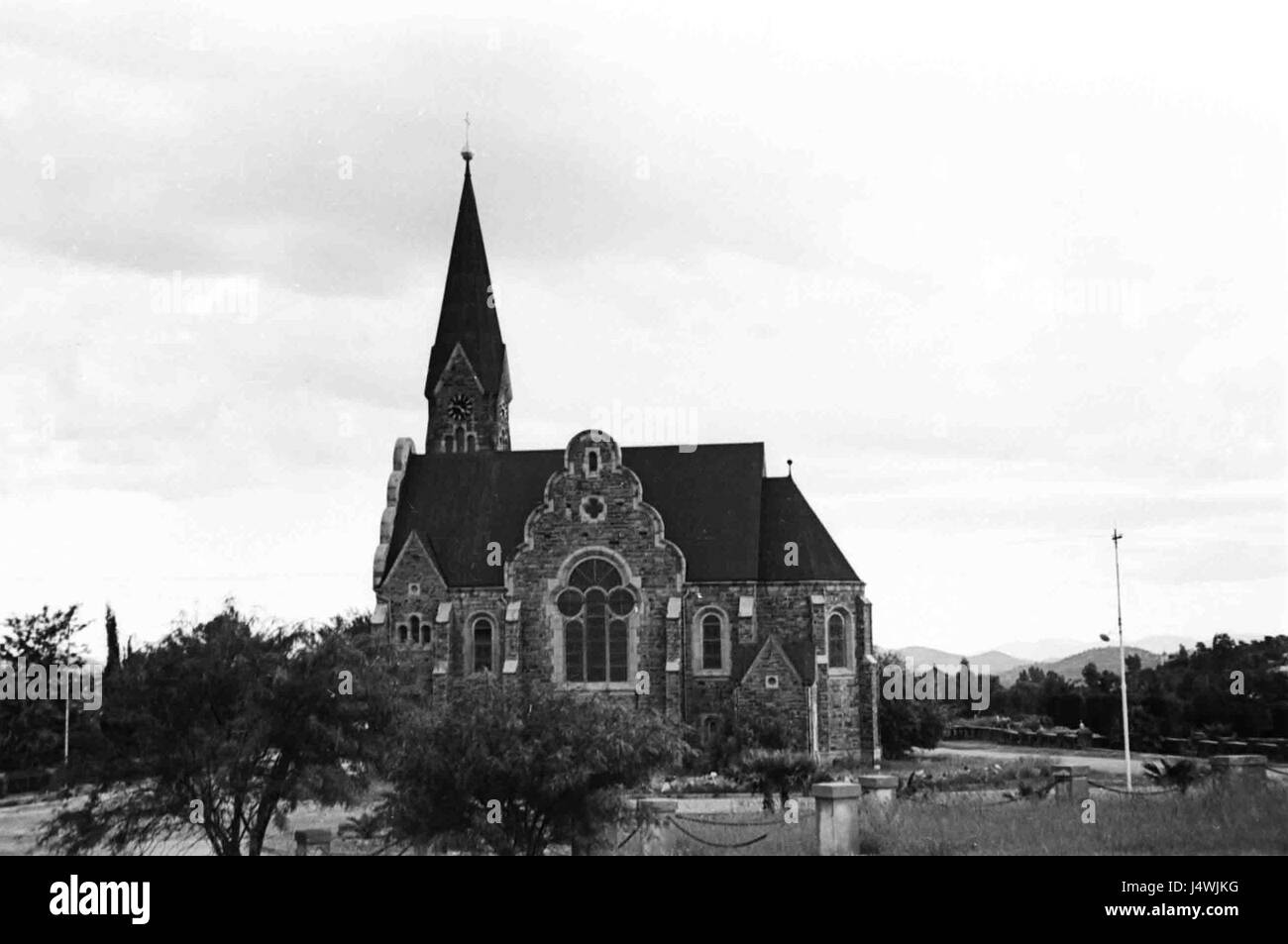The Christuskirche, built in 1910, is a historic church in Windhuk (now ...