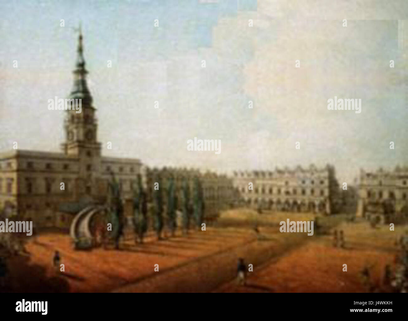 Old zamosc map hi-res stock photography and images - Alamy