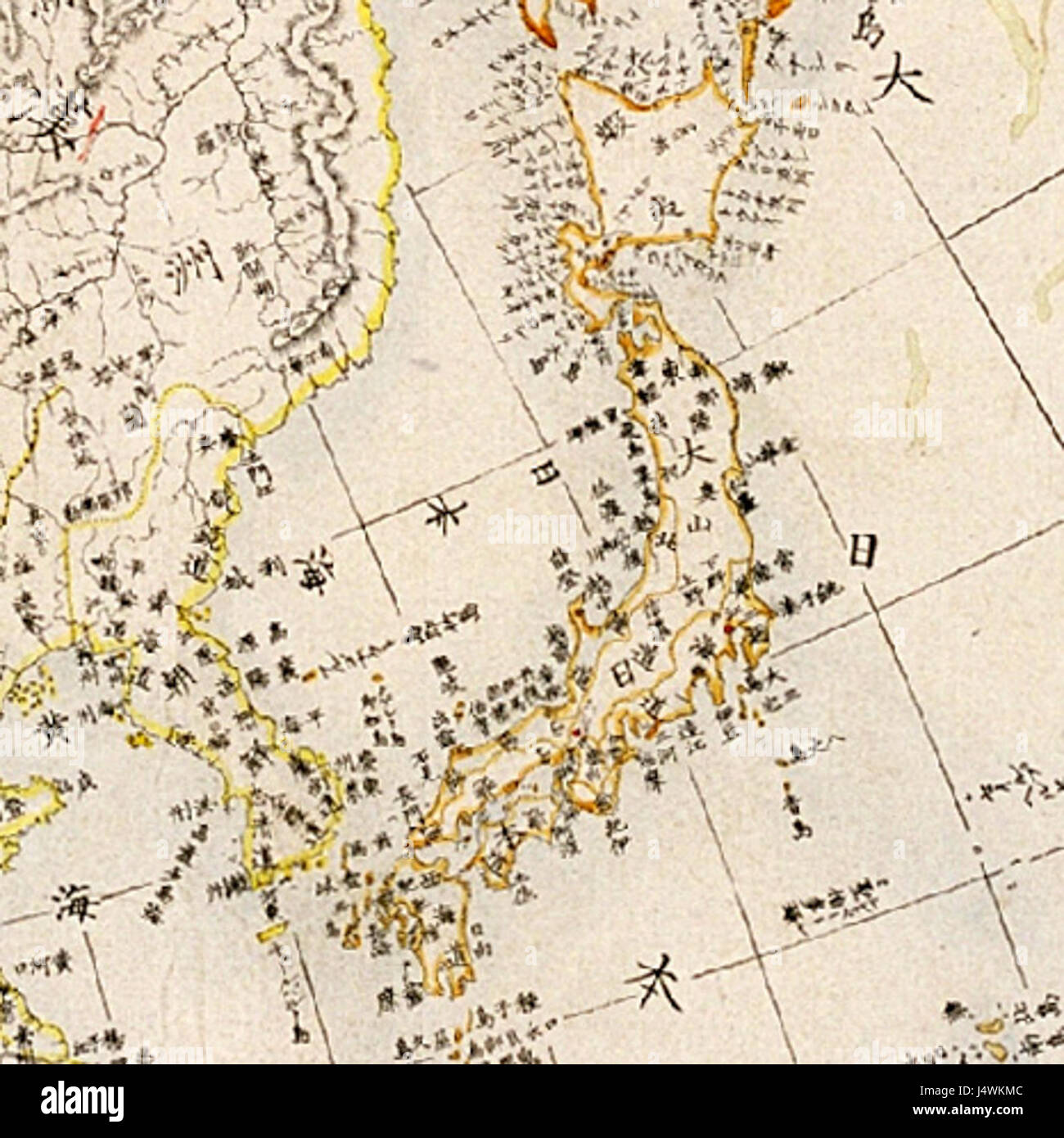 Zyutei bankoku zenzu 1855 Stock Photo - Alamy