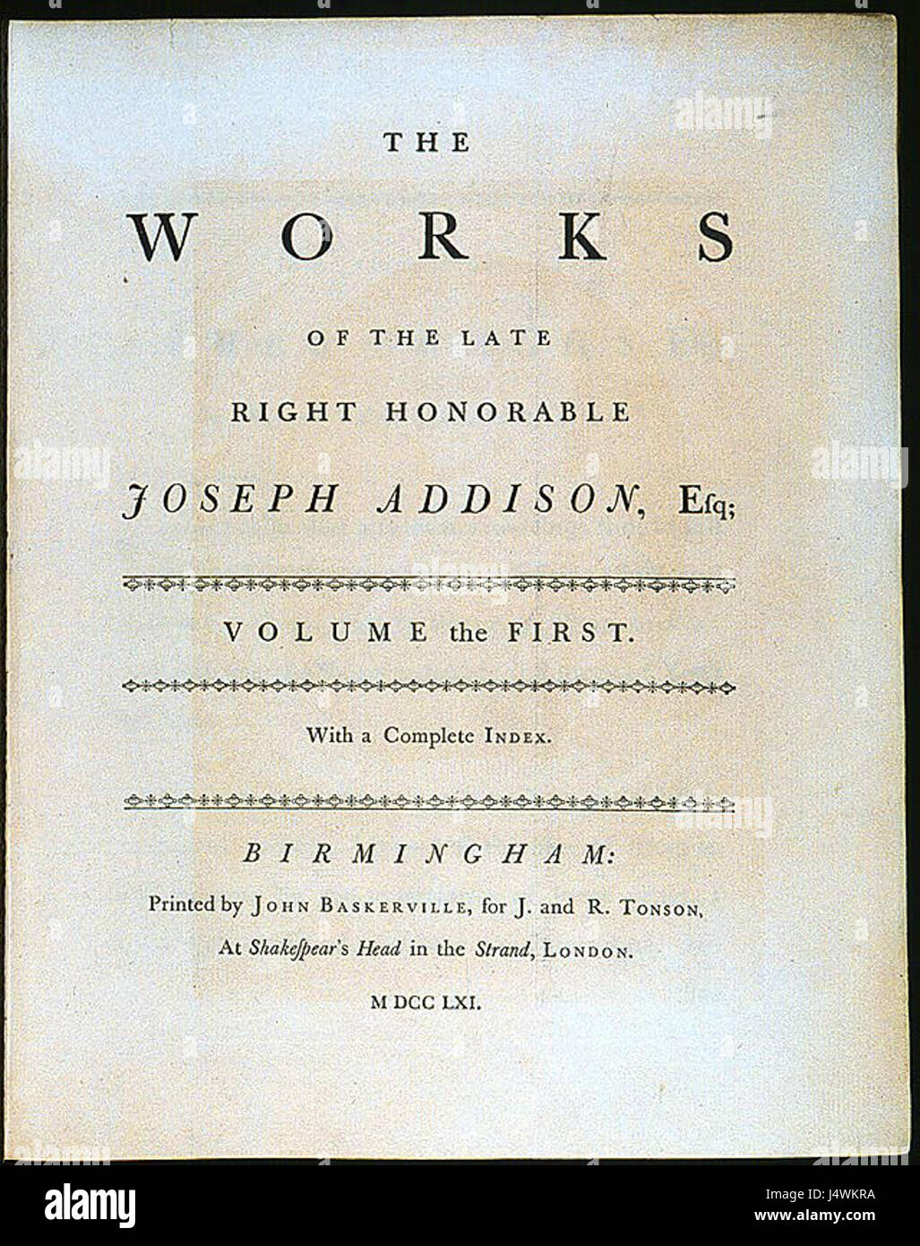 John baskerville hi-res stock photography and images - Alamy