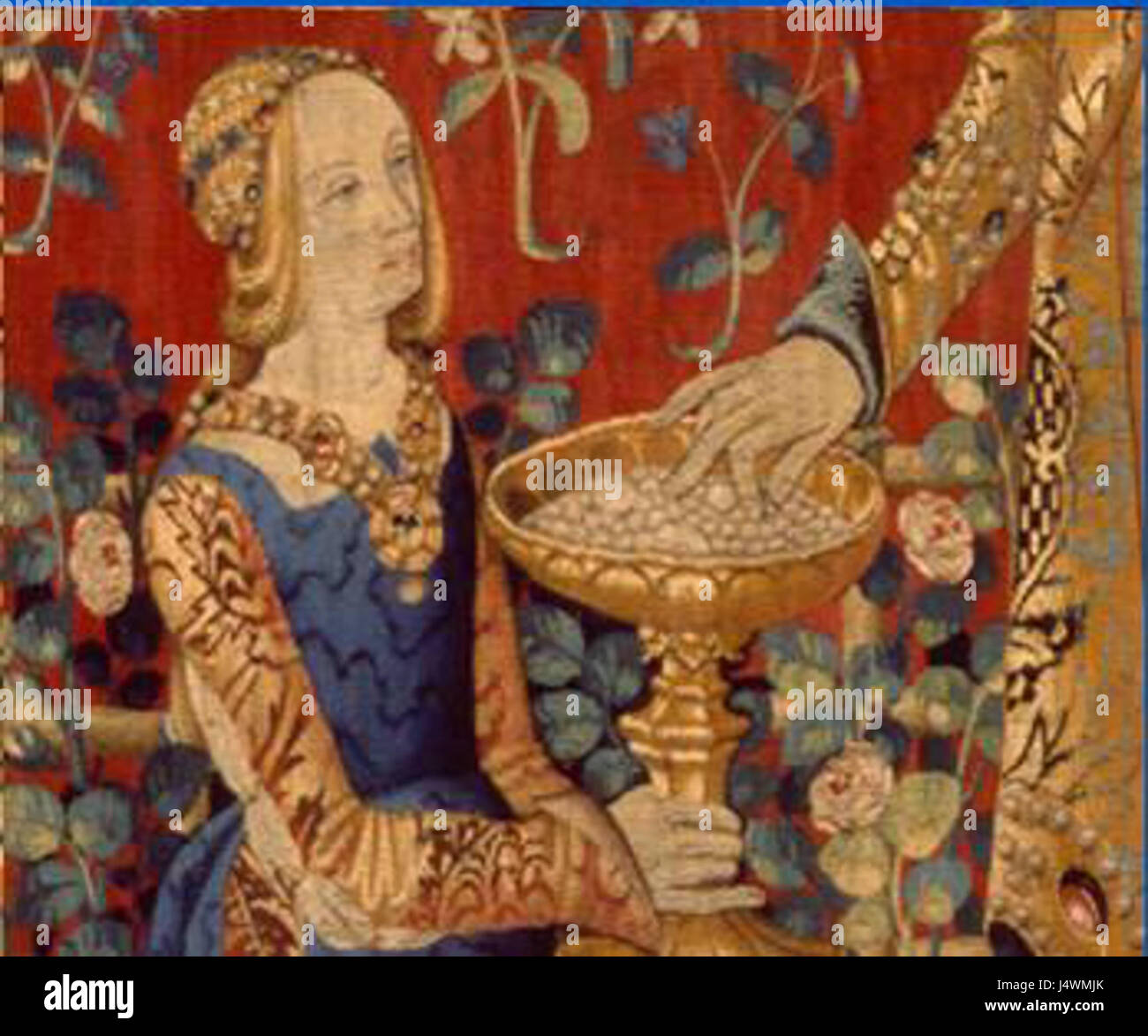 The Lady and the Unicorn series is a famous set of tapestries from the ...