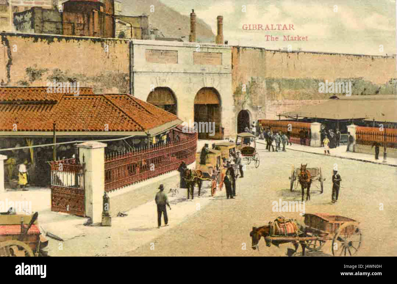The Gibraltar Market Stock Photo - Alamy