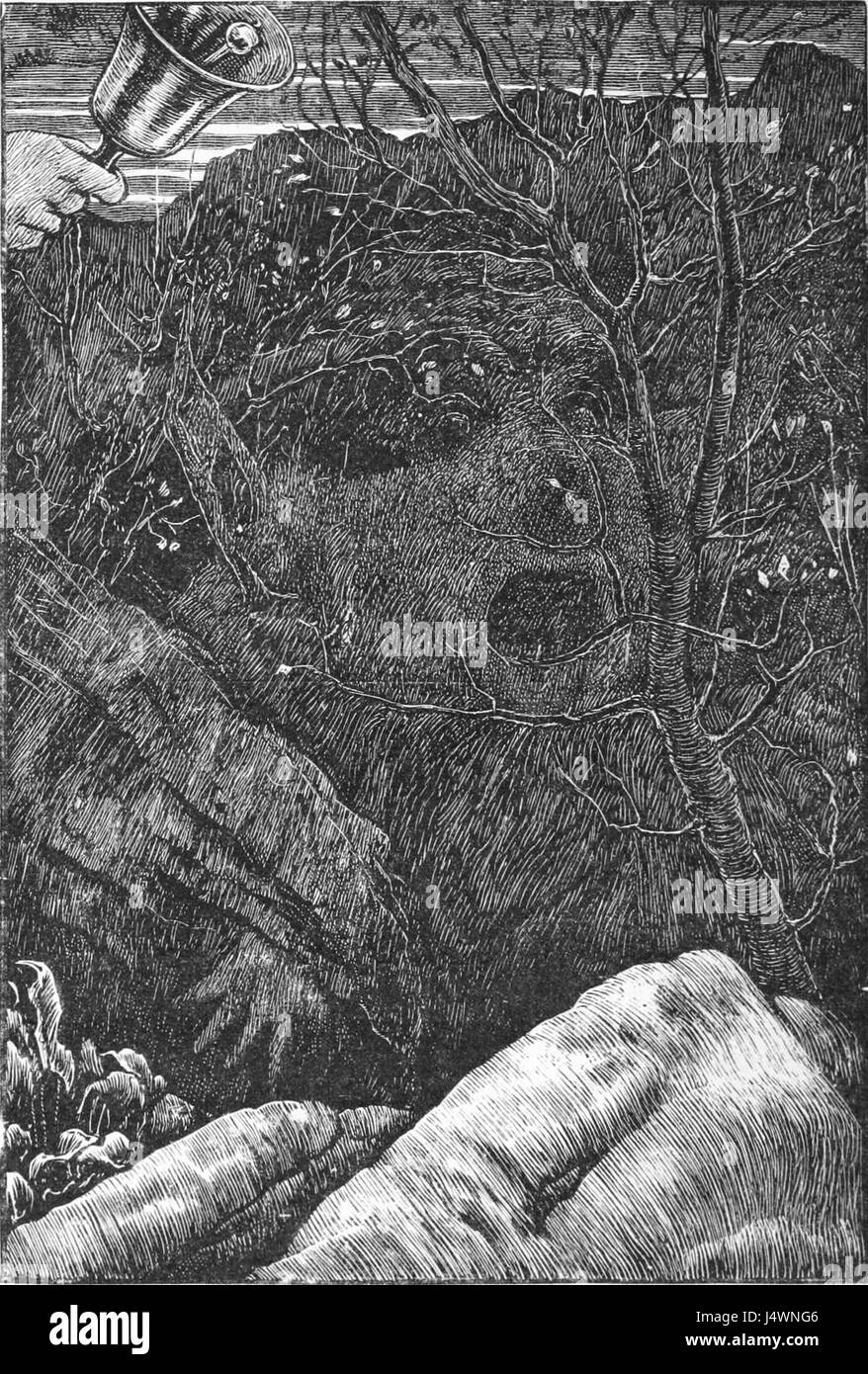 Plate 10 of the first edition of 'The Hunting of the Snark,' a famous ...