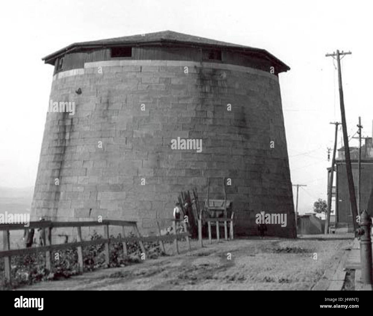 Tour Martello no 4 Quebec 1920 Stock Photo - Alamy