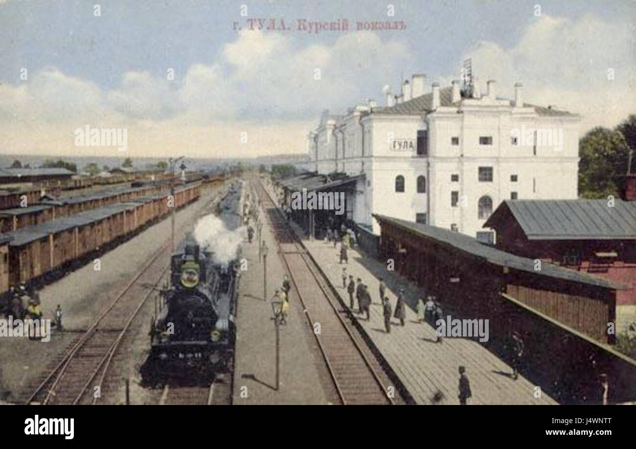 A photograph titled 'Tula 1913', capturing a historical scene from Tula ...