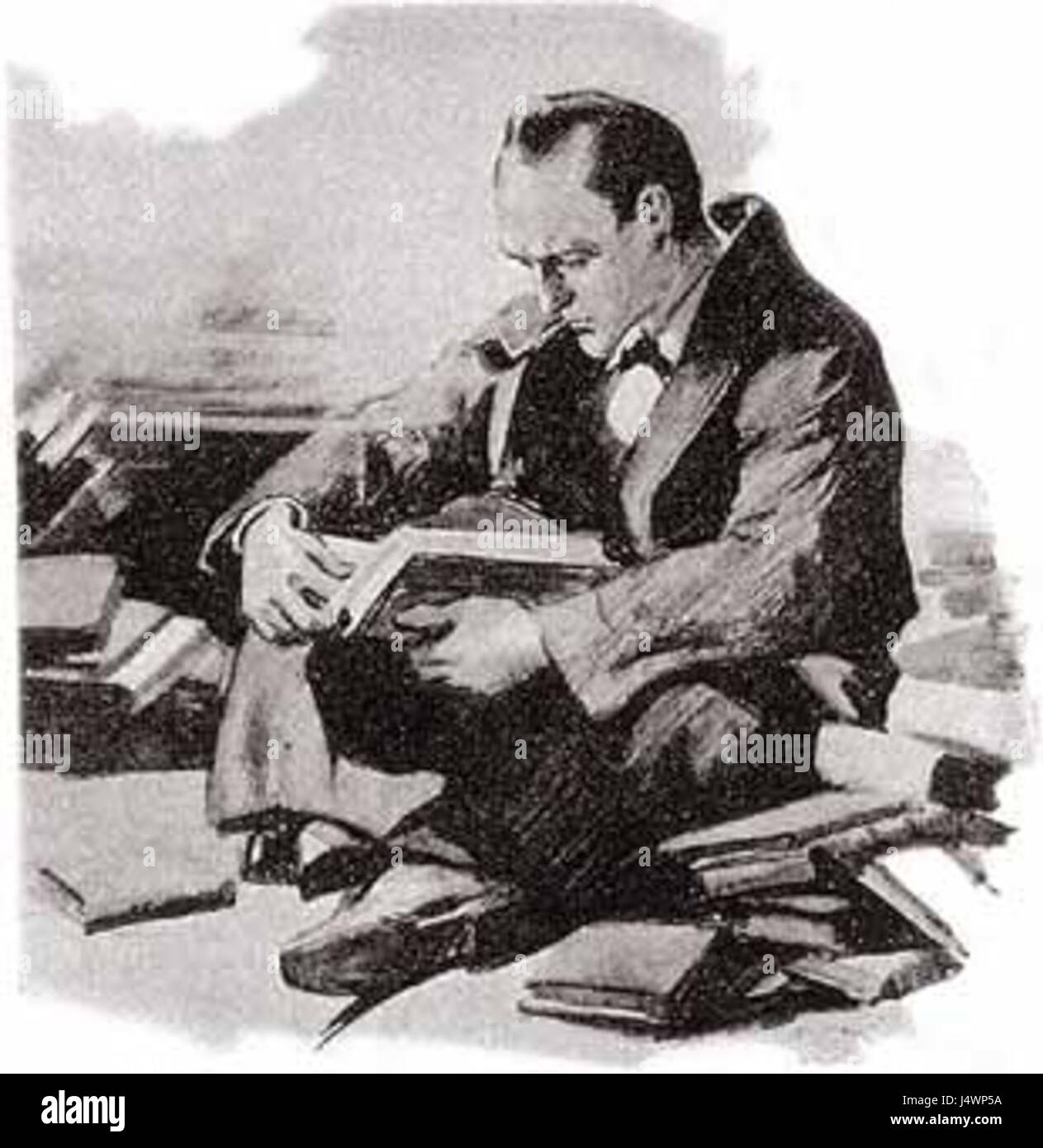 The Adventure of the Veiled Lodger 01 Stock Photo - Alamy