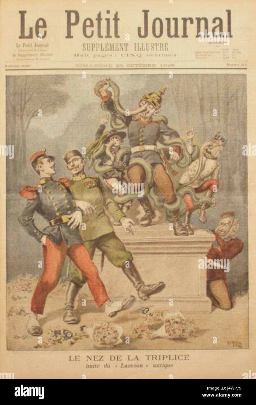This image, from the 1896 edition of 'Le Petit Journal,' depicts the ...