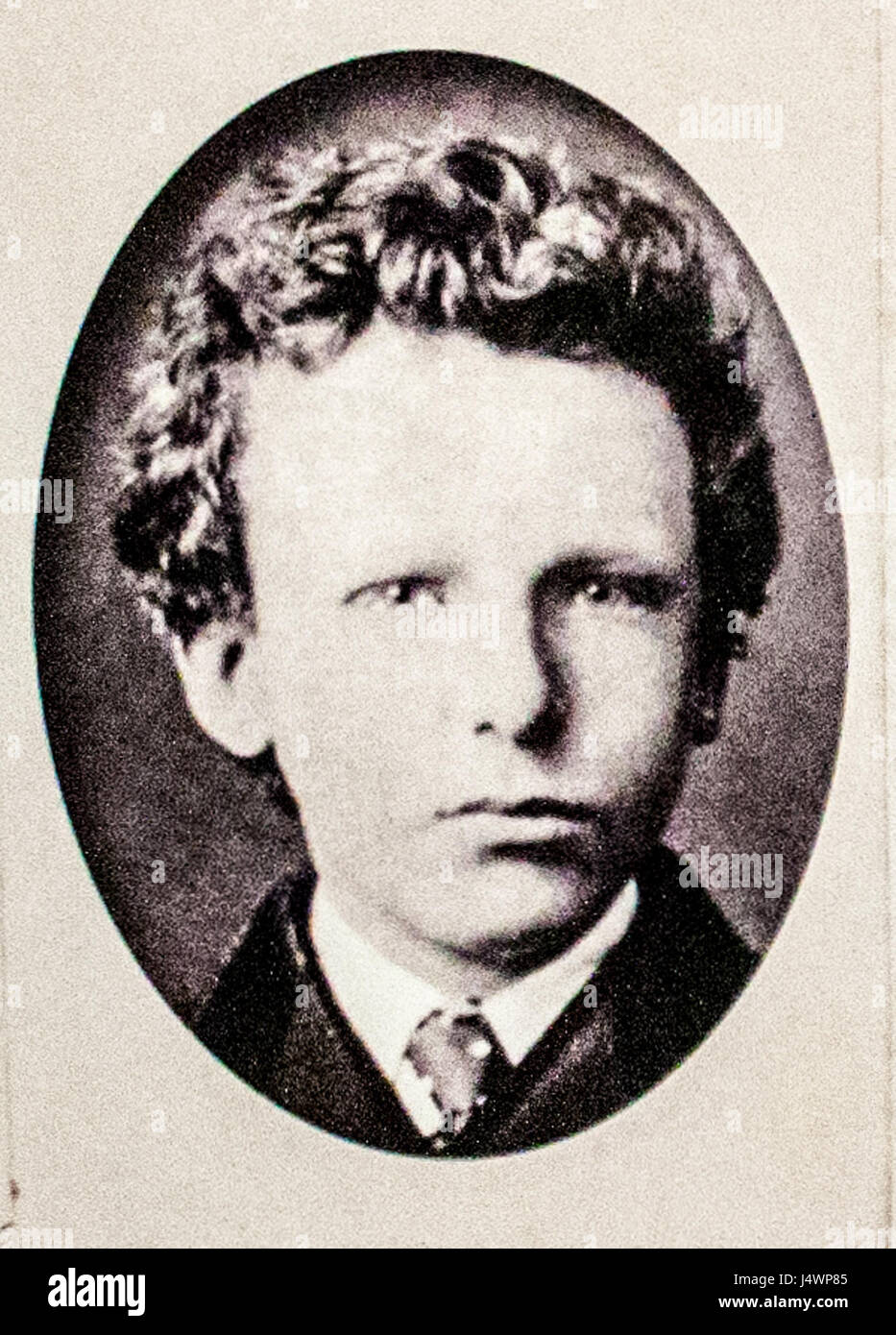 This image of Vincent Willem van Gogh as a young boy captures the early ...