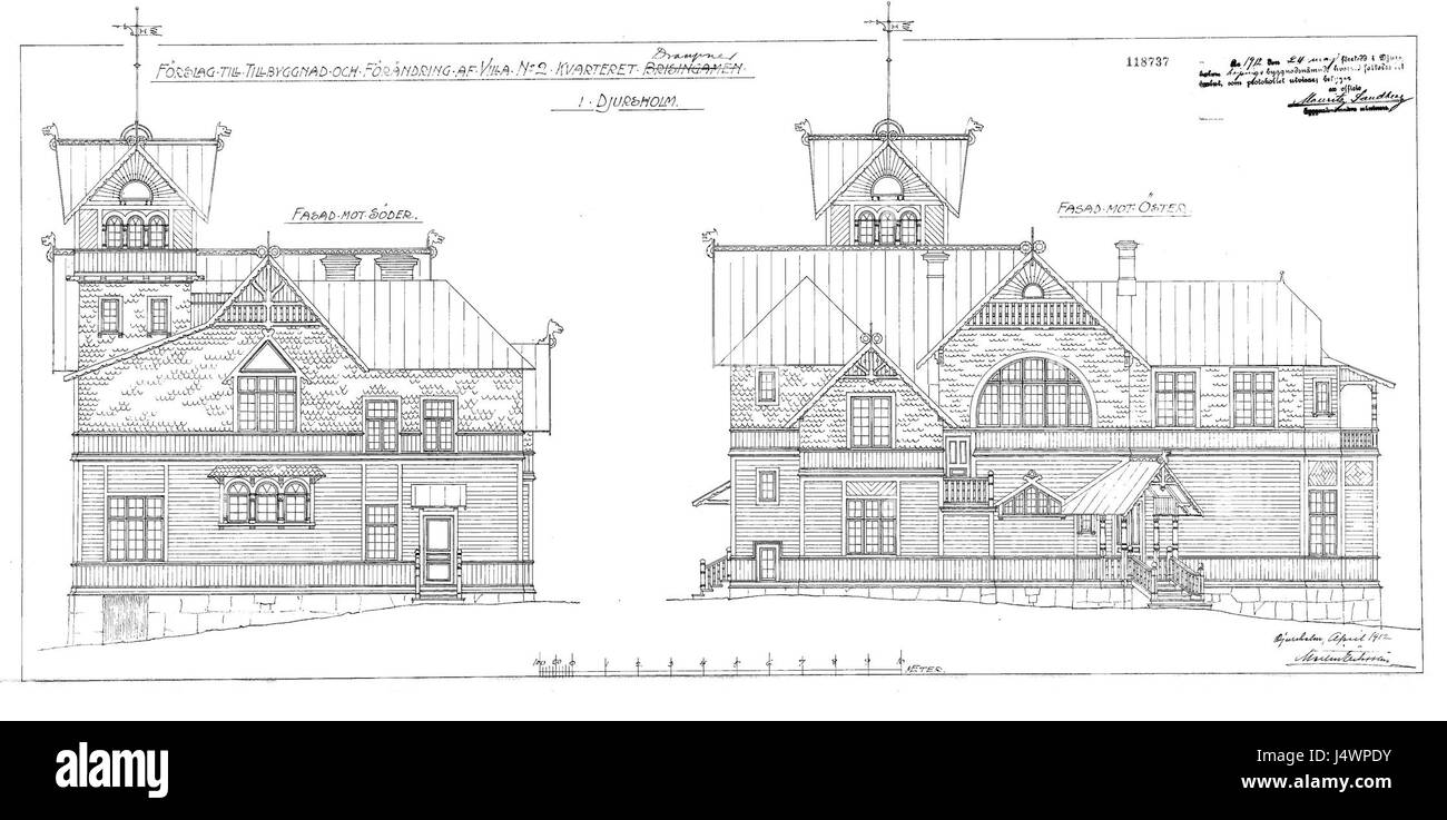 Villa building site Cut Out Stock Images & Pictures - Alamy