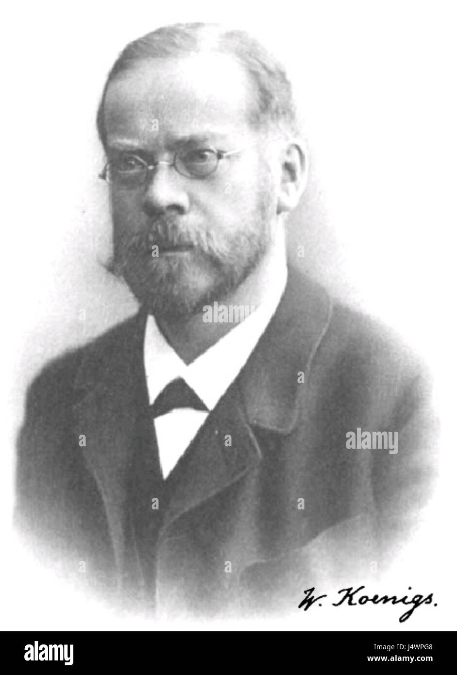 Wilhelm Koenigs ca1892 Stock Photo - Alamy