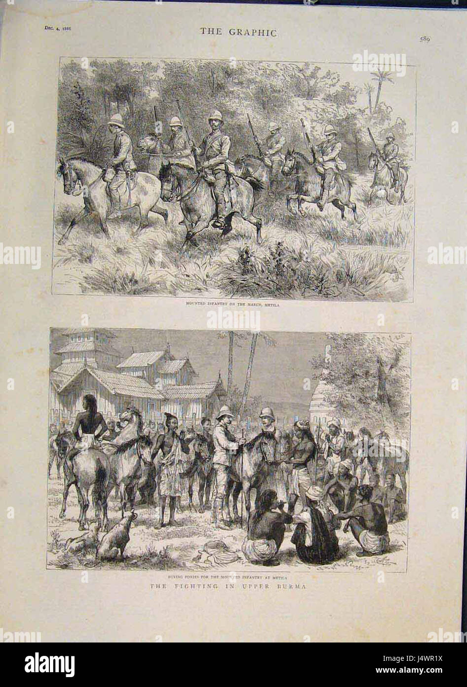 British rule colonialism burmese hi-res stock photography and images ...