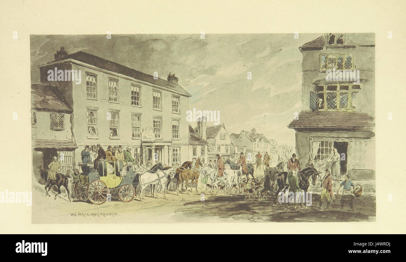 The White Hart in Reigate, a historic coaching inn, is known for its ...