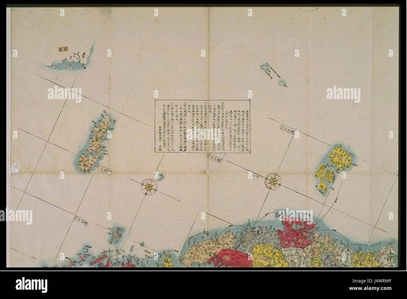 Historical map diagram depicting hi-res stock photography and images ...