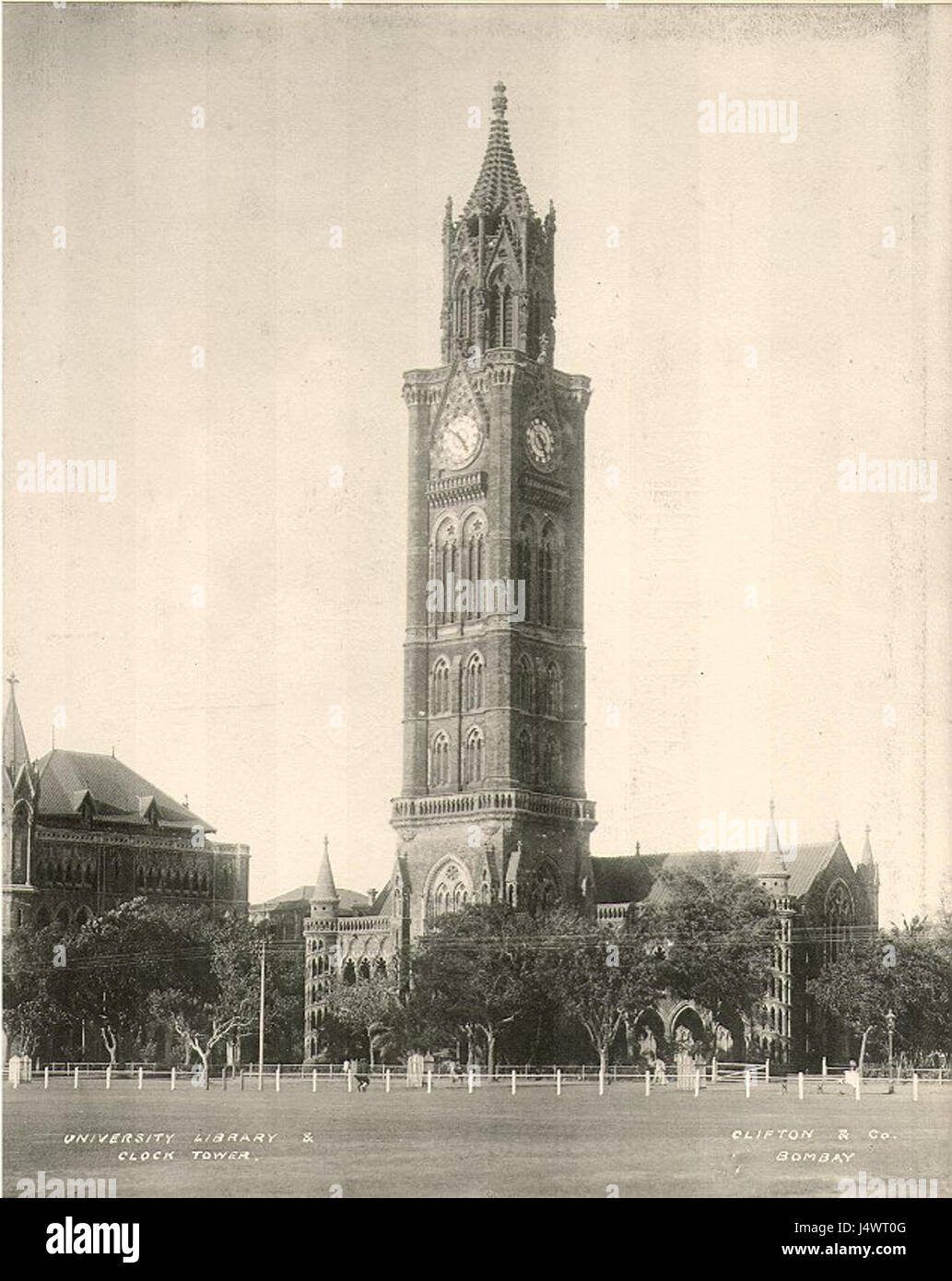 University Library and Clock Tower Stock Photo - Alamy