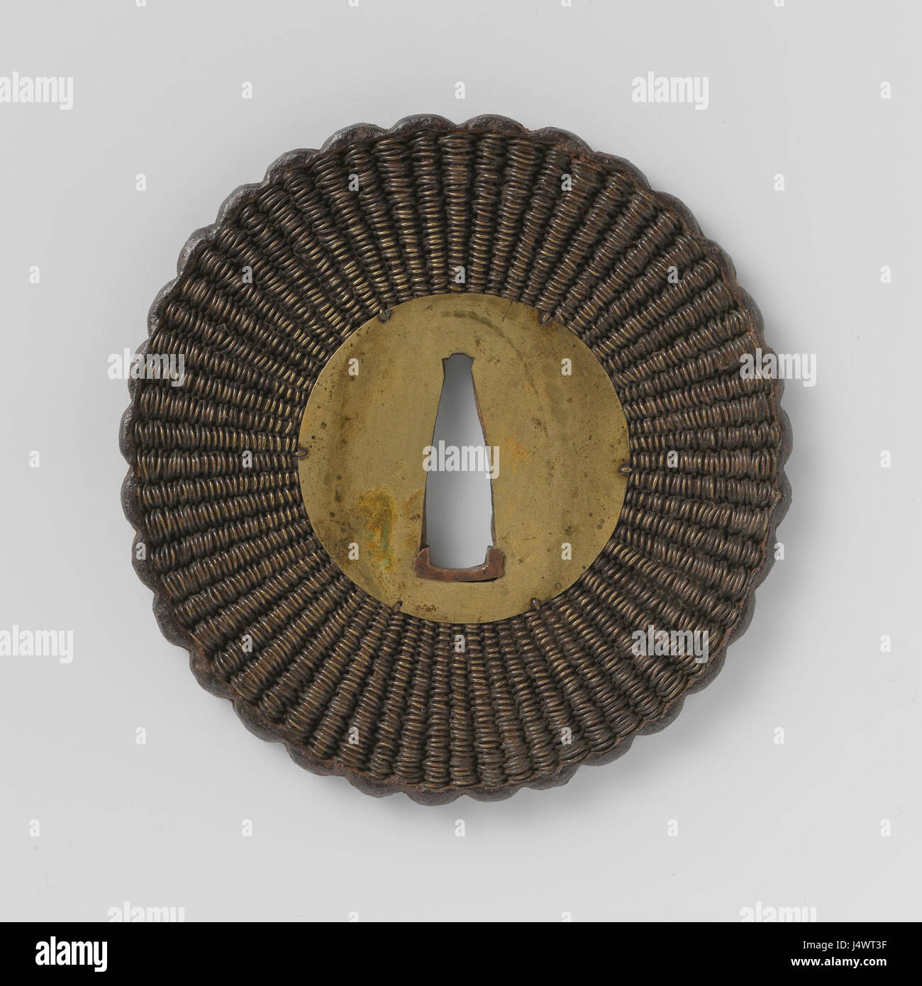 A historical sword strike plate from the Rijksmuseum collection ...