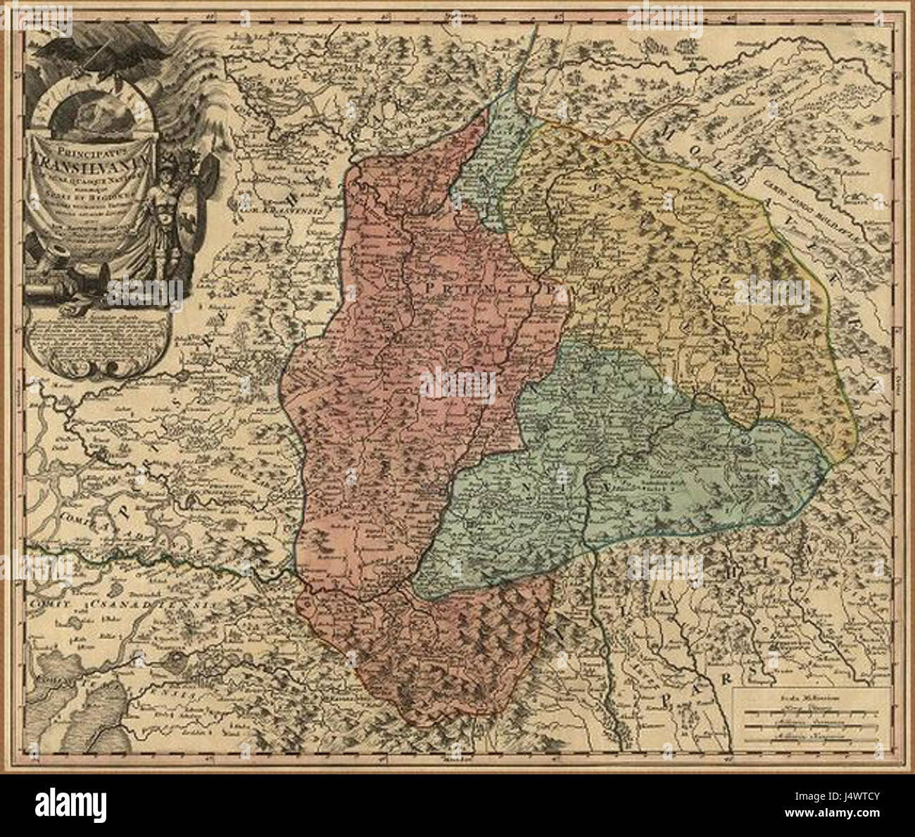 Transylvania in the early 1700s was a historical region located in ...