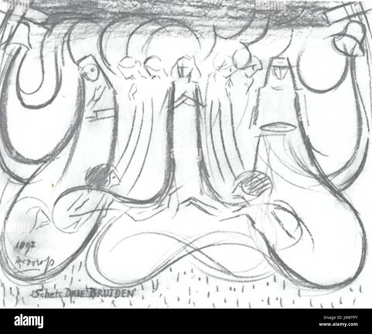 Jan toorop the three brides hi-res stock photography and images - Alamy