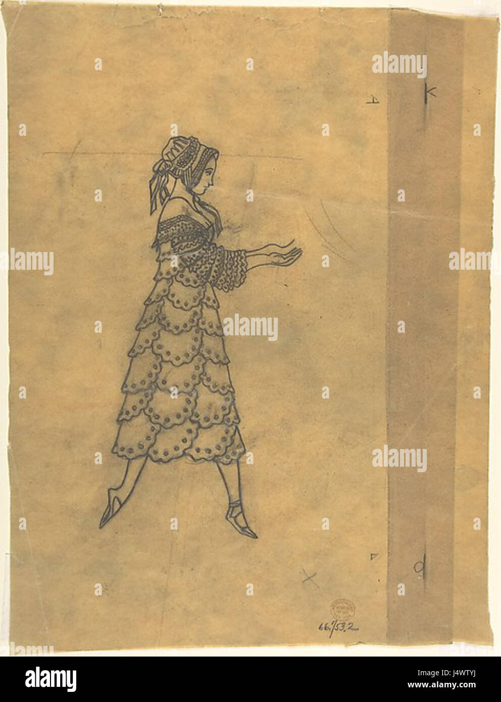 Woman in ruffles painting hi-res stock photography and images - Alamy